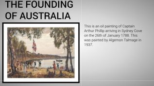 the founding of australia at emaze Presentation