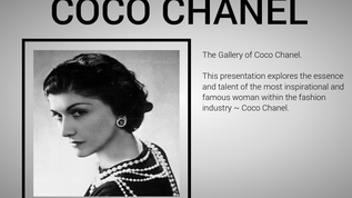 Coco Chanel at emaze Presentation