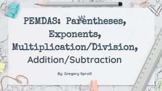 PEMDAS at emaze Presentation