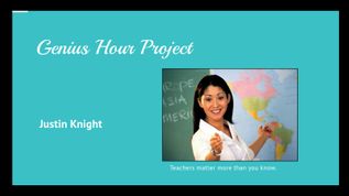 Genius Hour Project at emaze Presentation