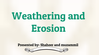 weathering and erosion at emaze Presentation