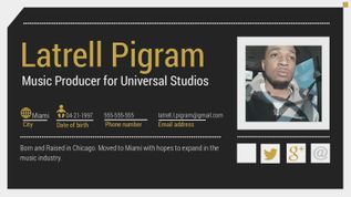 Latrell Pigram at emaze Presentation