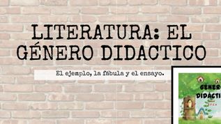 Literatura: El género didactico at emaze Presentation