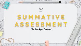 SUMMATIVE ASSESSMENT at emaze Presentation