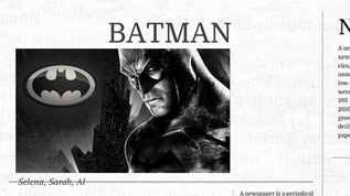 Batman at emaze Presentation