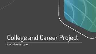 College and Career Project at emaze Presentation