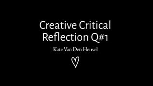 Creative Critical Reflection Q#1 at emaze Presentation
