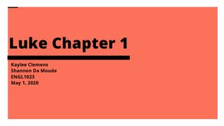 Luke Chapter 1 at emaze Presentation