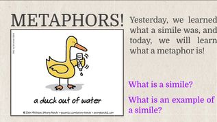 Metaphor Lesson - 4th Grade at emaze Presentation