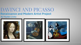 Davinci and Picasso at emaze Presentation