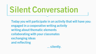 Silent Conversation procedure at emaze Presentation
