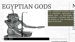 Egyptian god Nun at emaze Presentation
