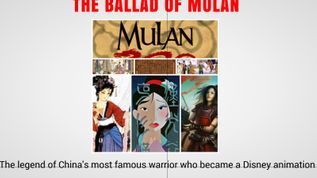 mulan's ballad at emaze Presentation