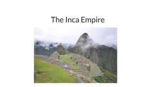 The Inca Empire at emaze Presentation