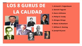 LOS 8 GURUS DE LA CALIDAD at emaze Presentation