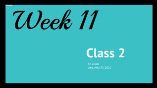 Week 11 at emaze Presentation