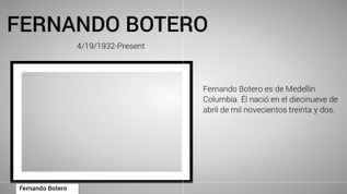 Fernando Botero at emaze Presentation