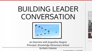 Building Leadership Conversation at emaze Presentation