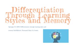 Differentiation Through Learning Styles and Memory at emaze Presentation