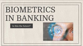 Biometrics in Banking at emaze Presentation