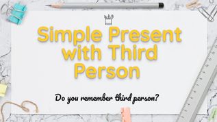 Simple Present with Third Person at emaze Presentation
