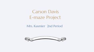 Carson Davis at emaze Presentation