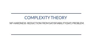 COMPLEXITY THEORY at emaze Presentation