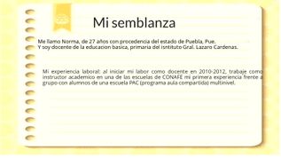 Mi semblanza at emaze Presentation