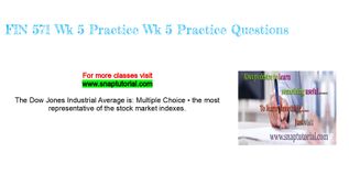 FIN 571 Fabulous Teaching snaptutorial.com at emaze Presentation
