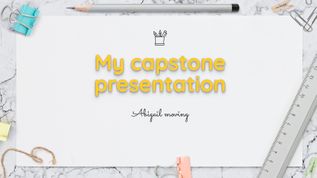 Capstone at emaze Presentation