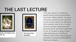 The Last Lecture at emaze Presentation