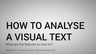 How to analyse a visual text at emaze Presentation