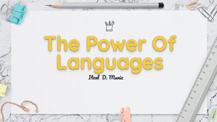 The Power Of Languages at emaze Presentation