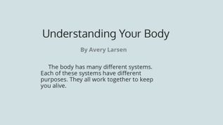 Understanding Your Body at emaze Presentation