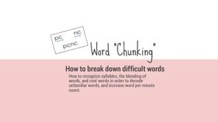 Word "Chunking" at emaze Presentation