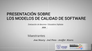 ESTÁNDARES y modelos de CALIDAD de software at emaze Presentation