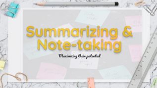 Summarizing & Note-taking at emaze Presentation