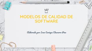 Modelos de Calidad de Software at emaze Presentation