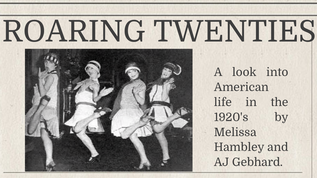 1920s Project!!!! at emaze Presentation