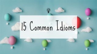 15 Common Idioms at emaze Presentation