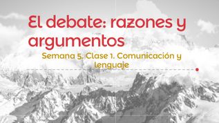 El debate: razones y argumentos at emaze Presentation