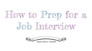 How to Prep for a Job Interview at emaze Presentation