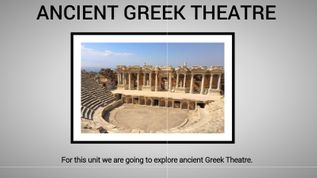 Ancient Greek Theatre at emaze Presentation