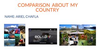 COMPARATIONS ABOUT MY COUNTRY at emaze Presentation