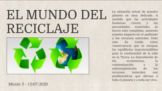 el mundo del reciclaje at emaze Presentation