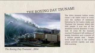boxing day tsunami at emaze Presentation