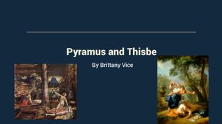 Pyramus and Thisbe at emaze Presentation
