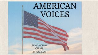 American Voices at emaze Presentation