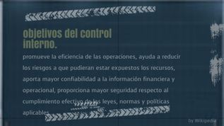 objetivos del control interno. at emaze Presentation