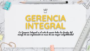 GERENCIA INTEGRAL at emaze Presentation